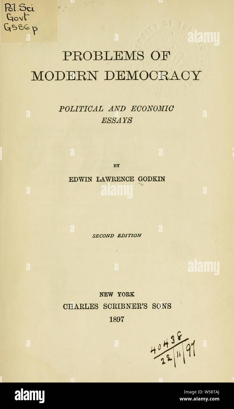 Edwin godkin hi-res stock photography and images - Alamy