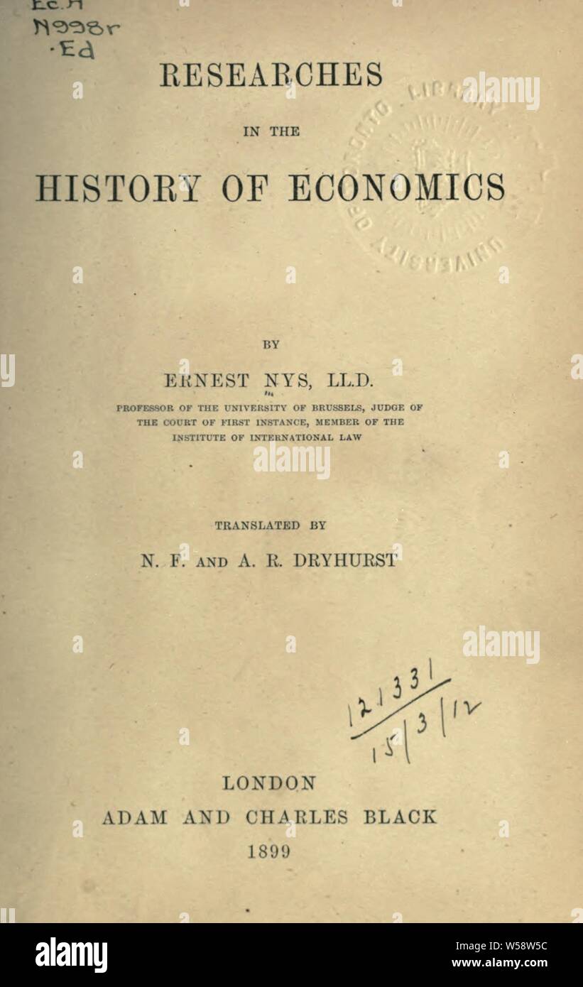 History of economics hi-res stock photography and images - Alamy