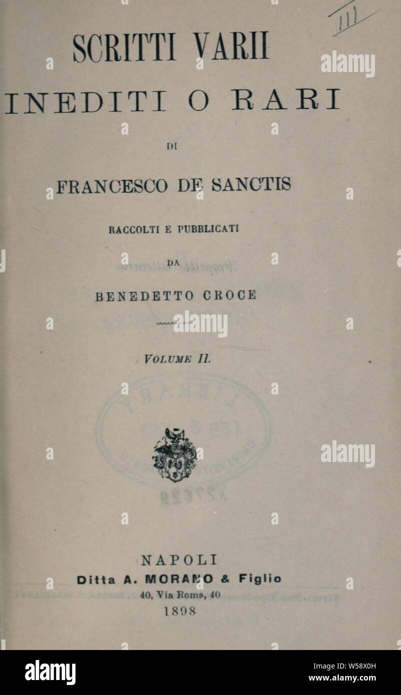 Inediti o rari hi-res stock photography and images - Alamy