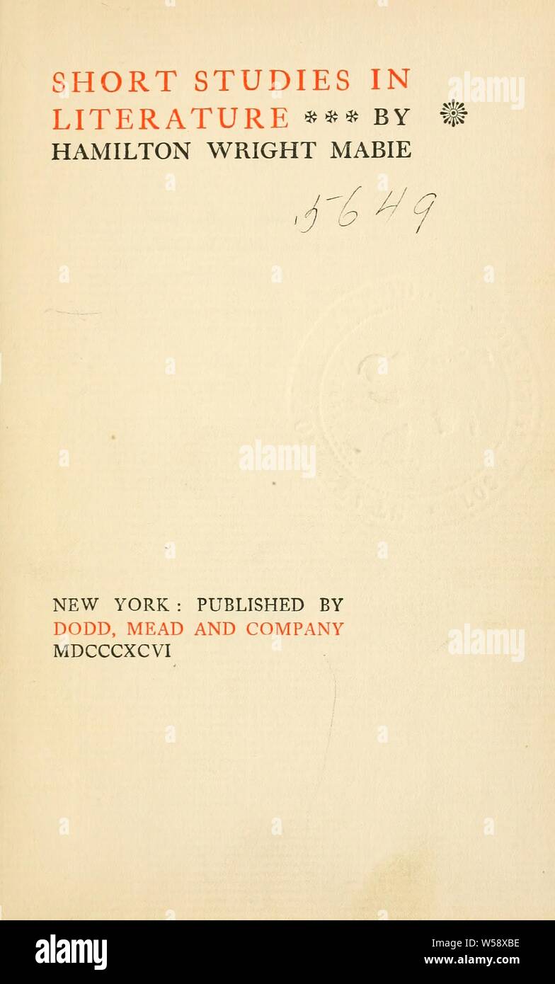 Hamilton wright hi-res stock photography and images - Alamy