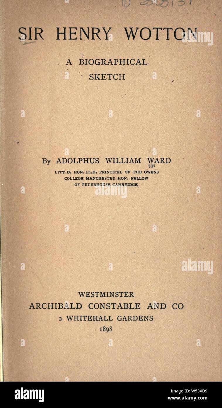 Ward henry hi-res stock photography and images - Alamy