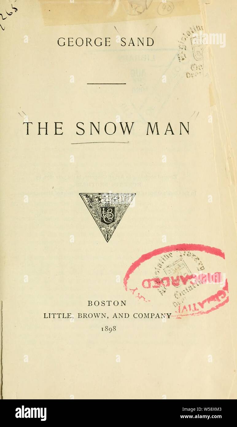 George snow hi-res stock photography and images - Alamy