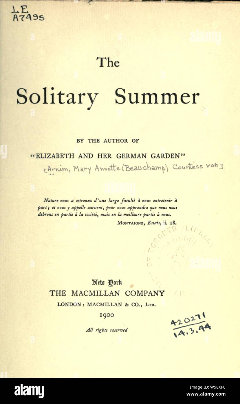 Mary annette beauchamp hi-res stock photography and images - Alamy