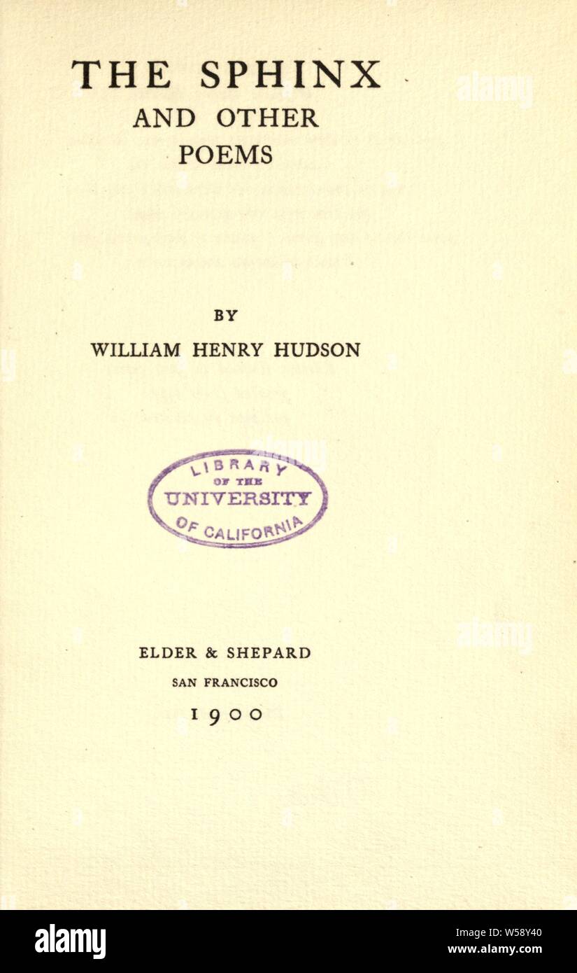 William hudson hi-res stock photography and images - Alamy