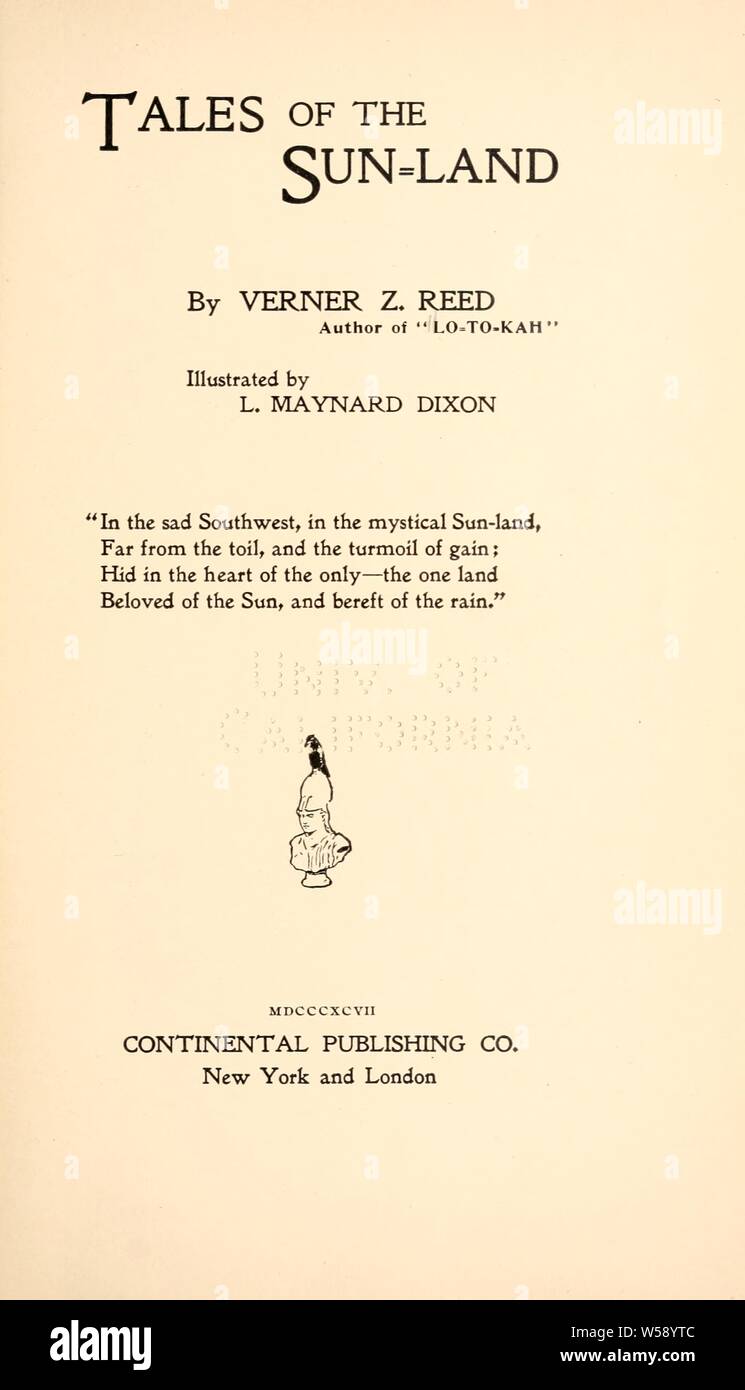 Tales of the Sun-land : Reed, Verner Z. (Verner Zevola), 1863-1919 ...
