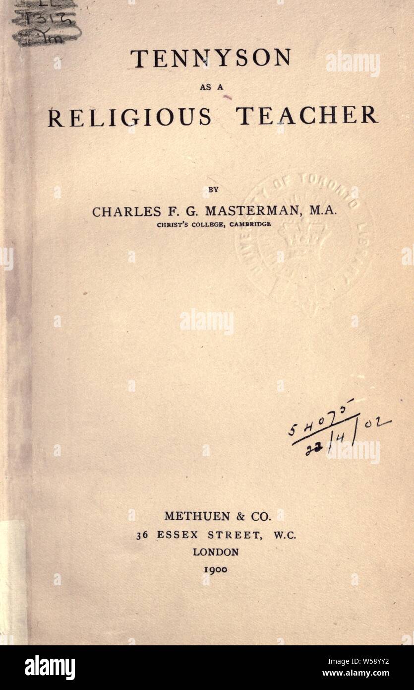 Charles frederick gurney masterman hi-res stock photography and images ...