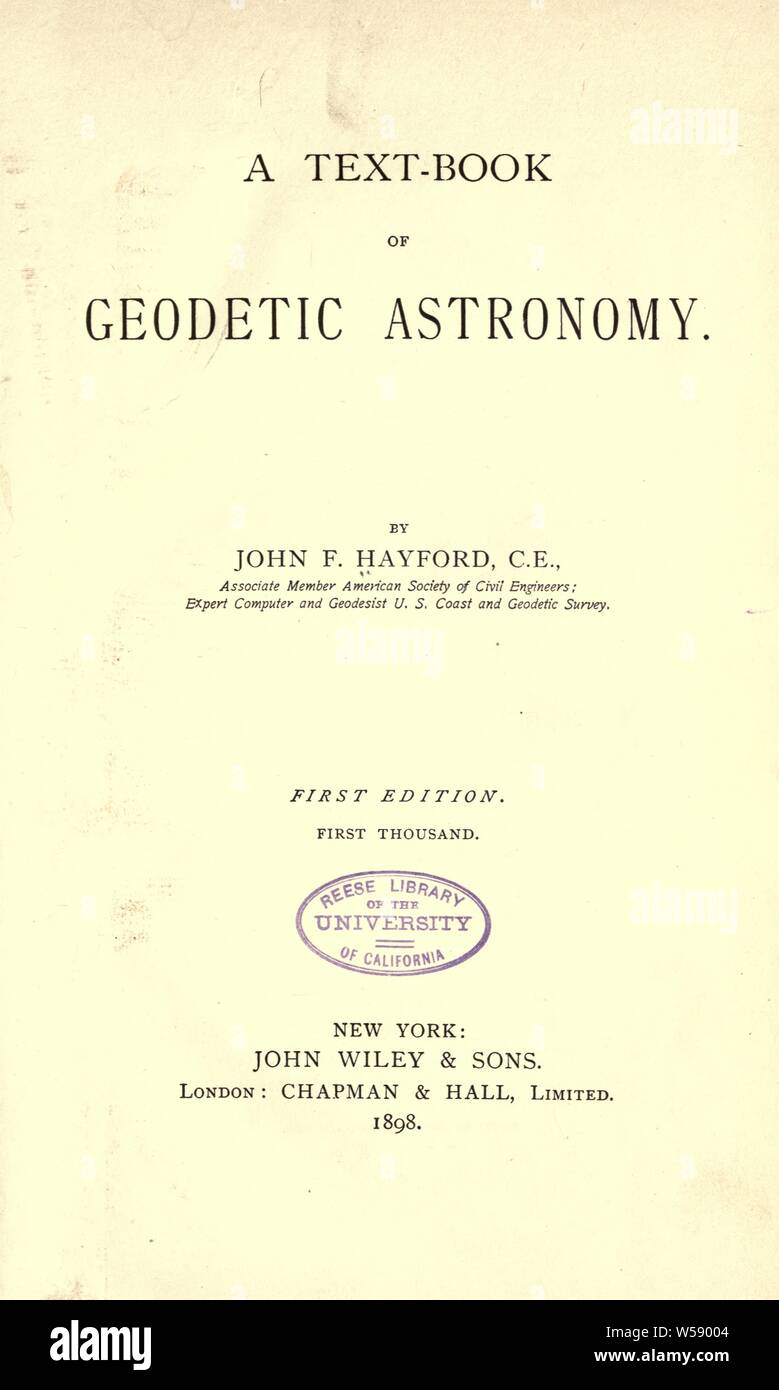 Geodetic astronomy hi-res stock photography and images - Alamy