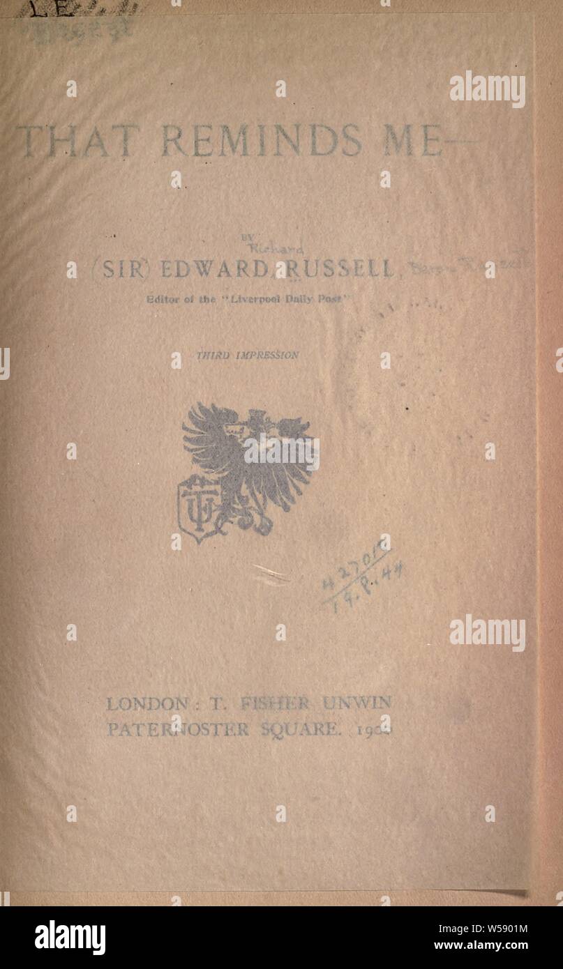 Edward russell baron hi-res stock photography and images - Alamy