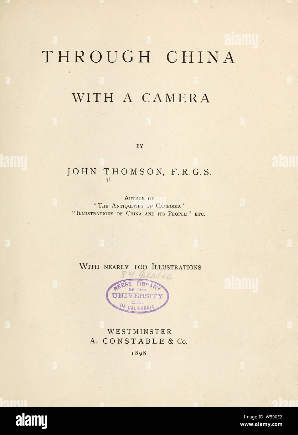 John thomson china hi-res stock photography and images - Alamy