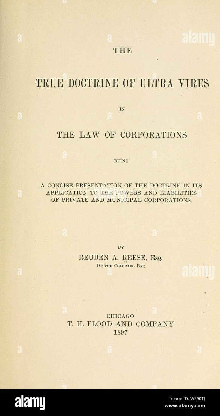 Ultra vires hi-res stock photography and images - Alamy