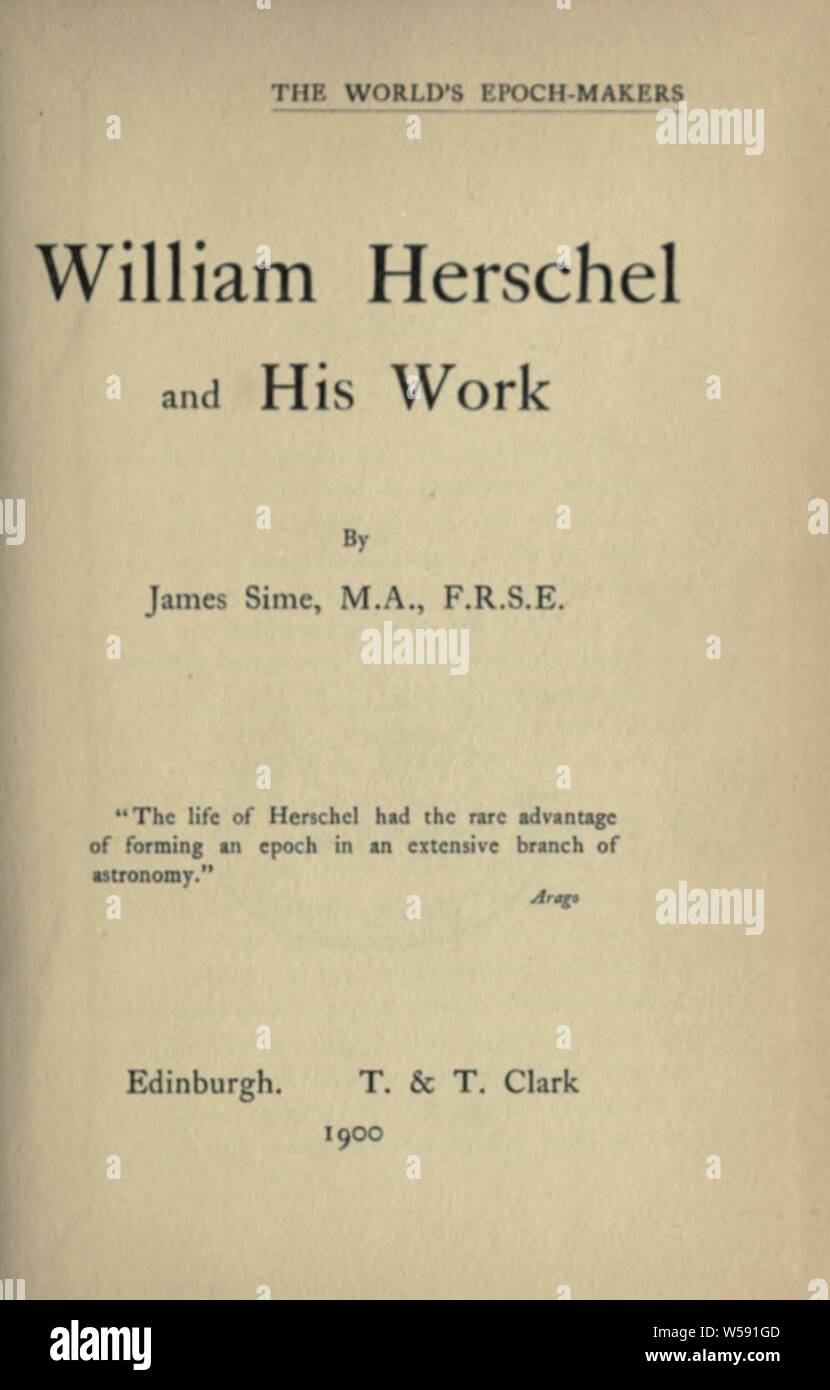 William sime hi-res stock photography and images - Alamy
