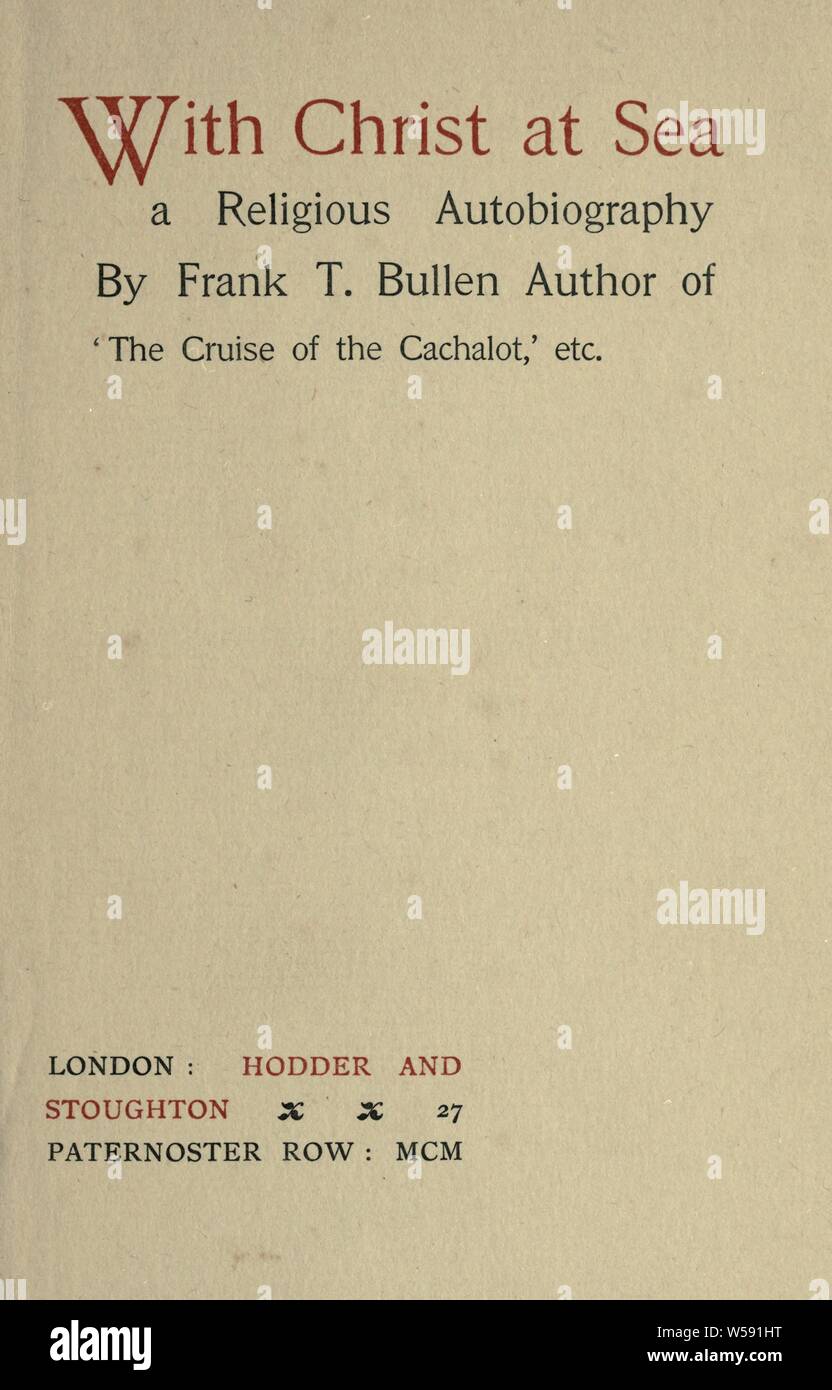 Religious autobiography hi-res stock photography and images - Alamy