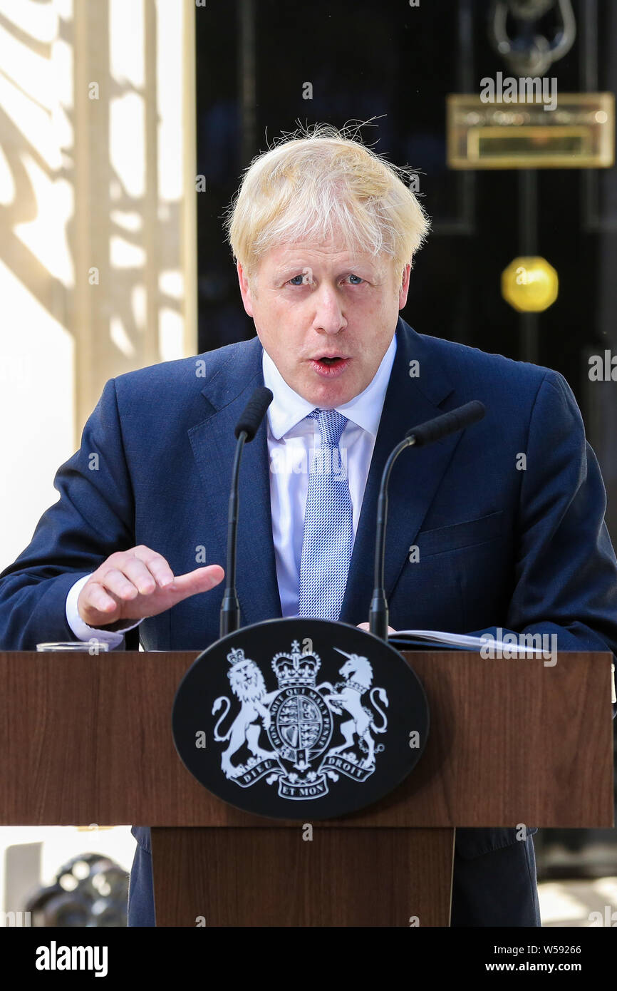 July 24, 2019, London, United Kingdom: Boris Johnson at Downing Street ...