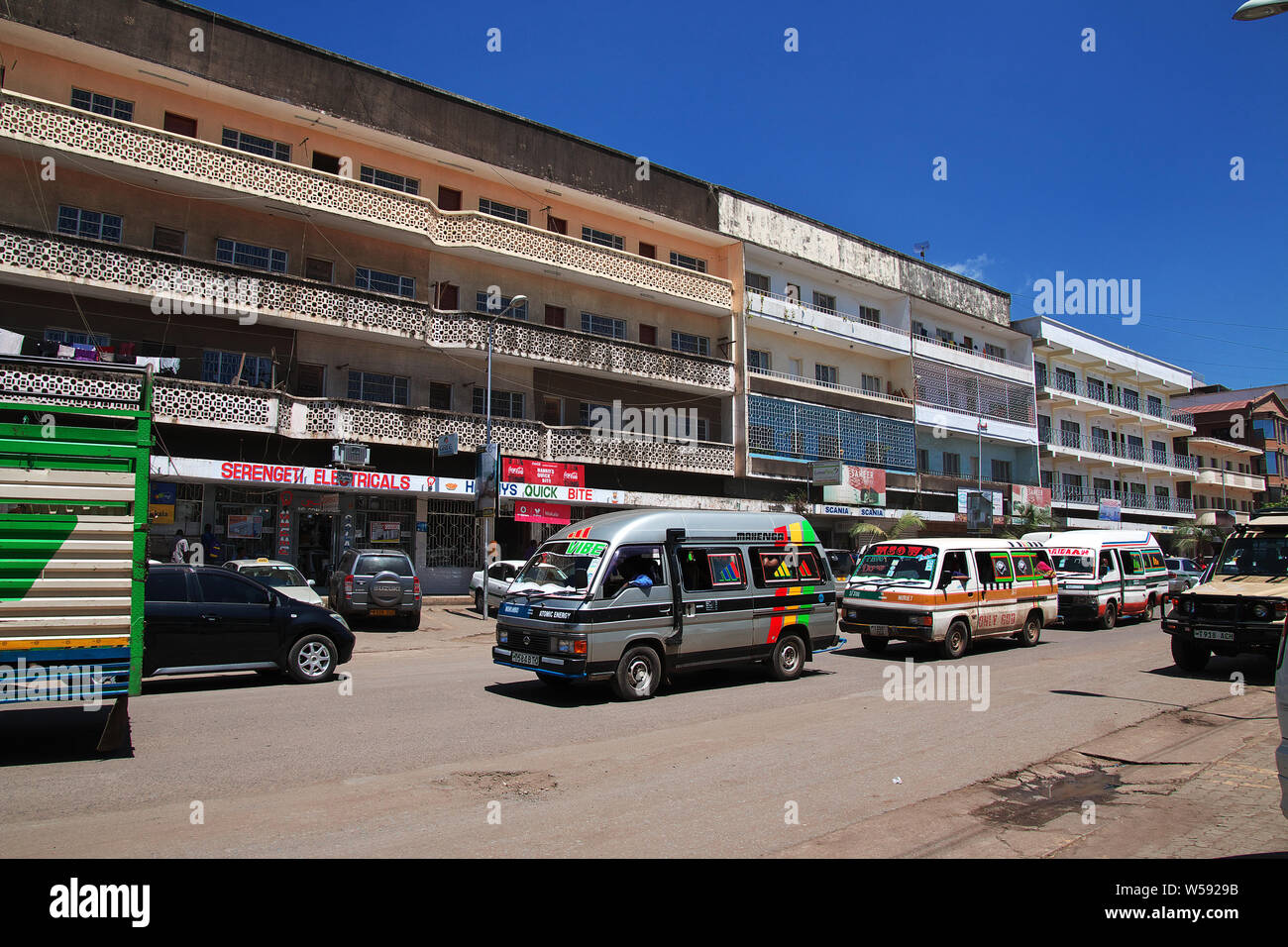 The street in Arusha city, Tanzania Stock Photo - Alamy