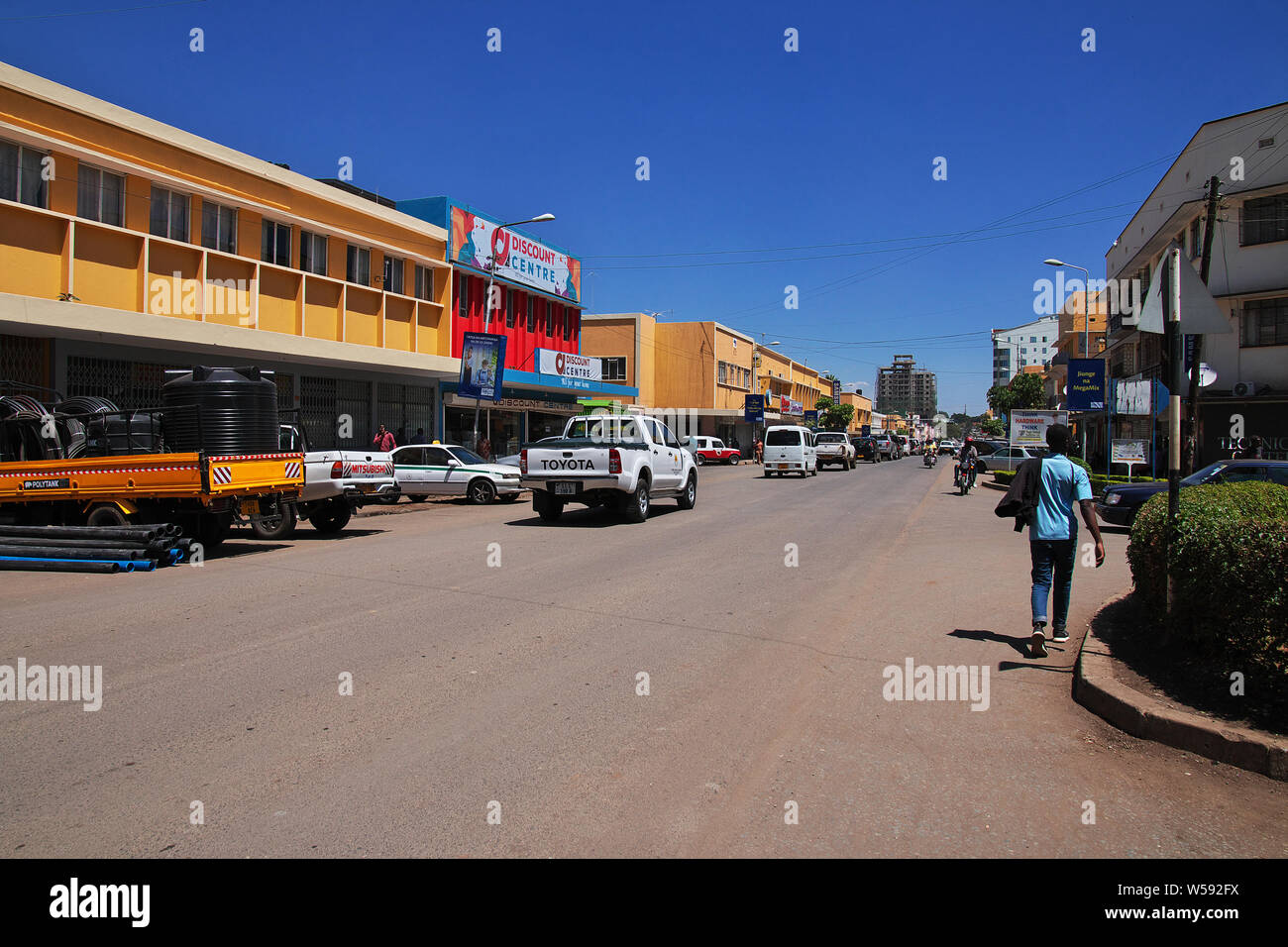 The street in Arusha city, Tanzania Stock Photo - Alamy