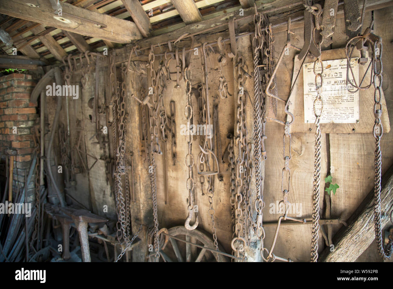 19th century iron working tools hi-res stock photography and images - Alamy