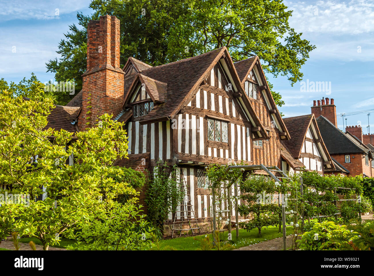 Selly Manor Museum, one of the oldest buildings in Birmingham, Midlands ...
