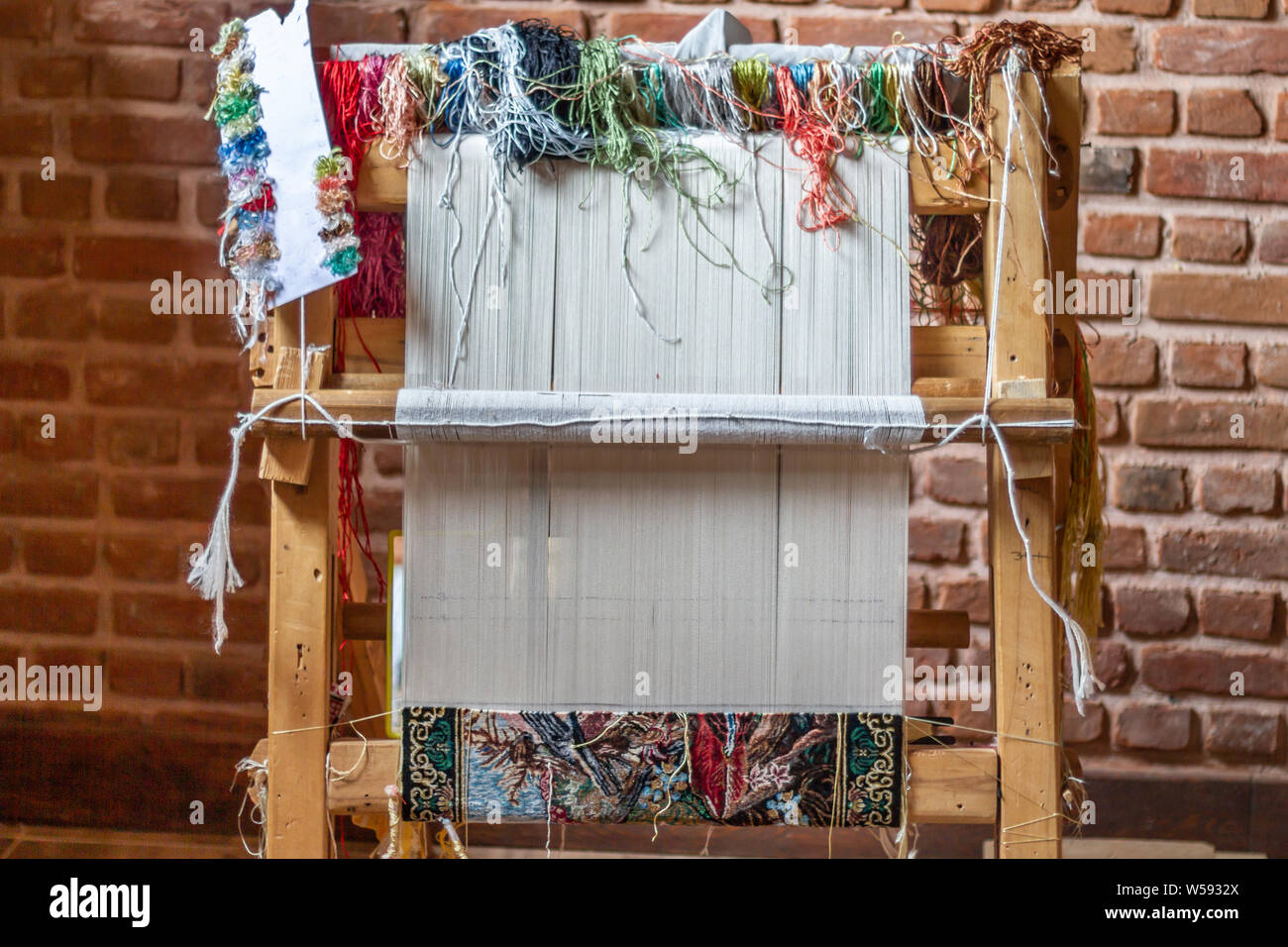 Traditional handloom silk weaving hi-res stock photography and images ...