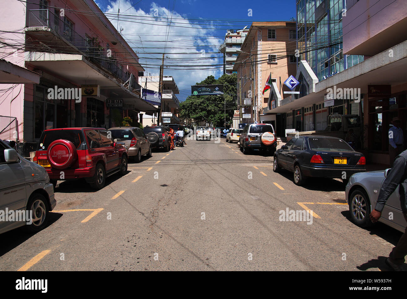 The street in Arusha city, Tanzania Stock Photo - Alamy