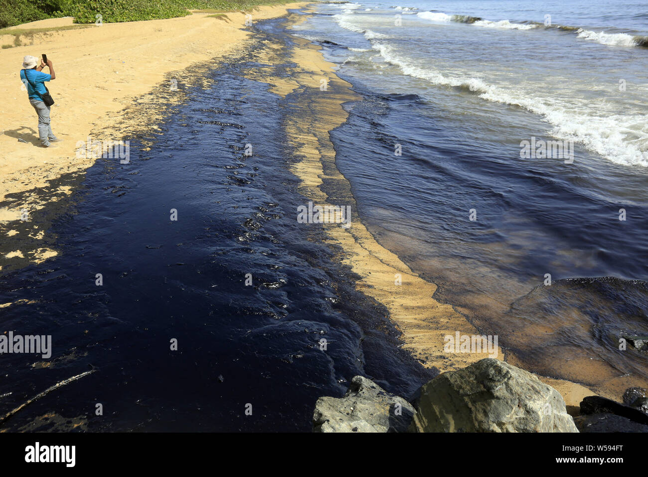 July 26, 2019, Moron, Carabobo, Venezuela: July 26, 2019. A major oil ...