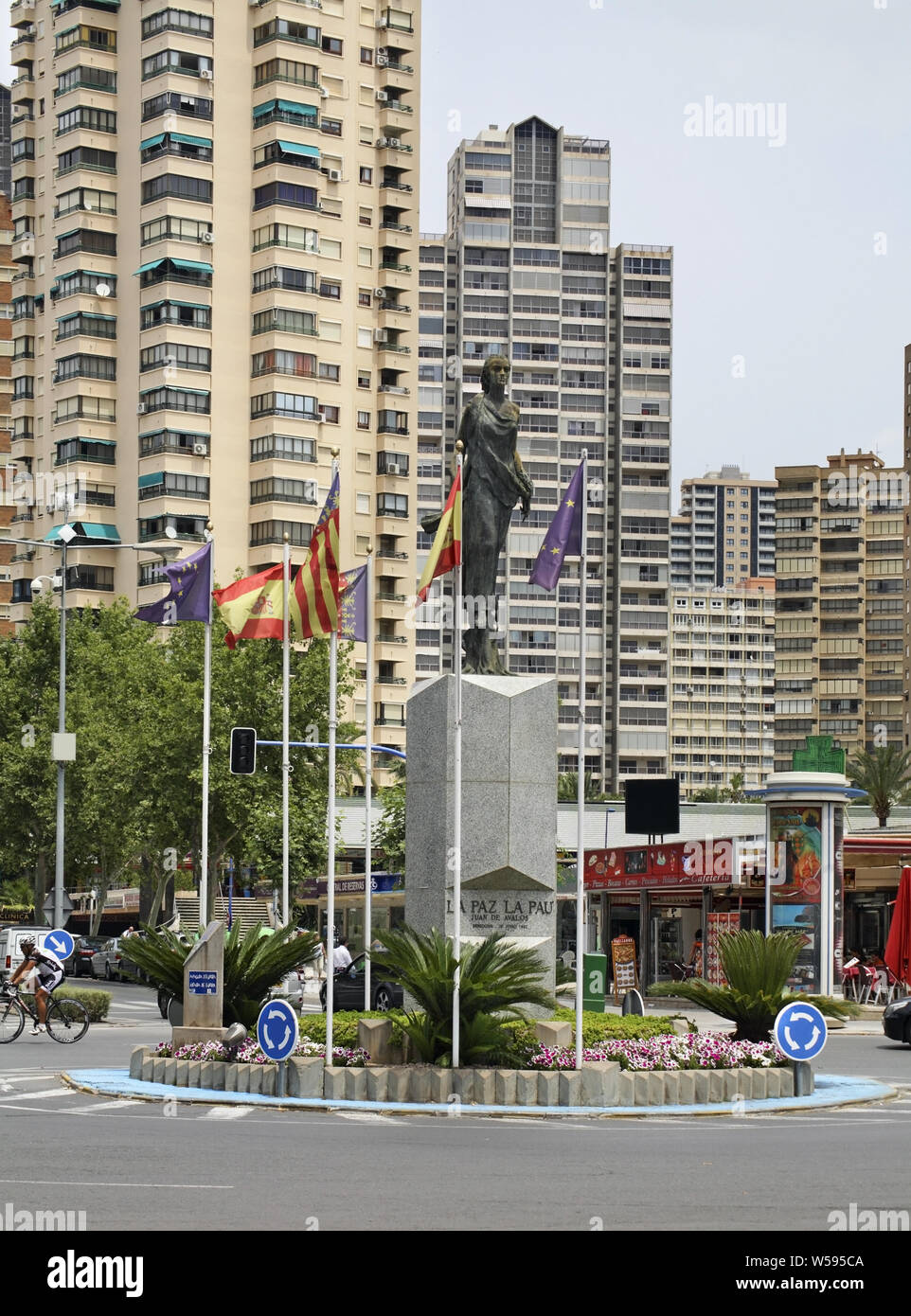 Europe square in Benidorm. Spain Stock Photo - Alamy