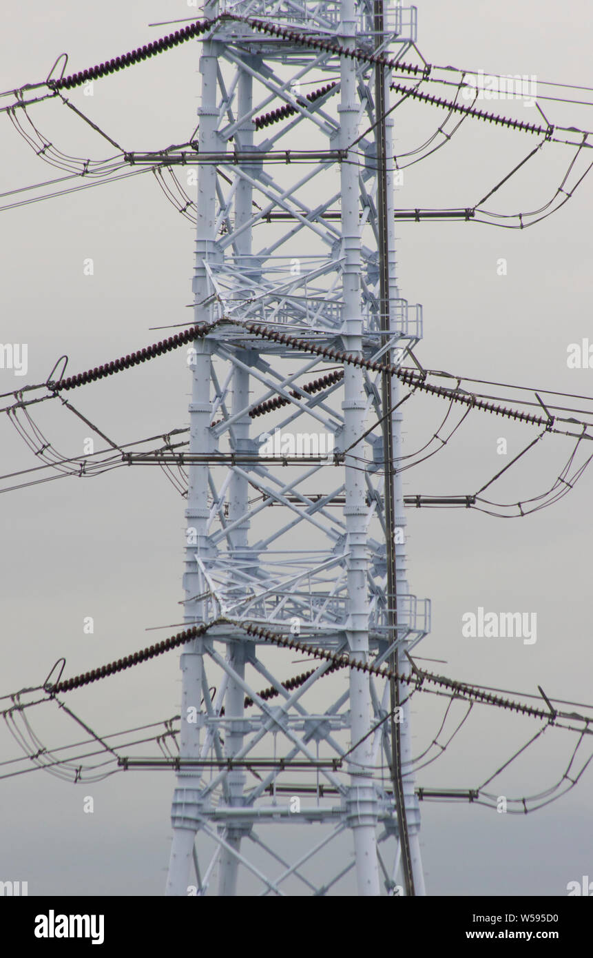 power line tower Stock Photo - Alamy