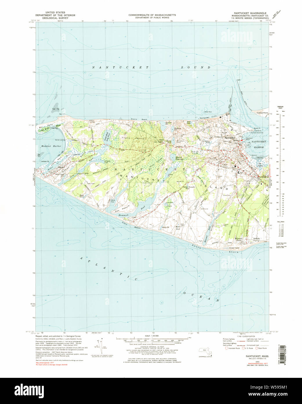 Historical map of nantucket hi-res stock photography and images - Alamy