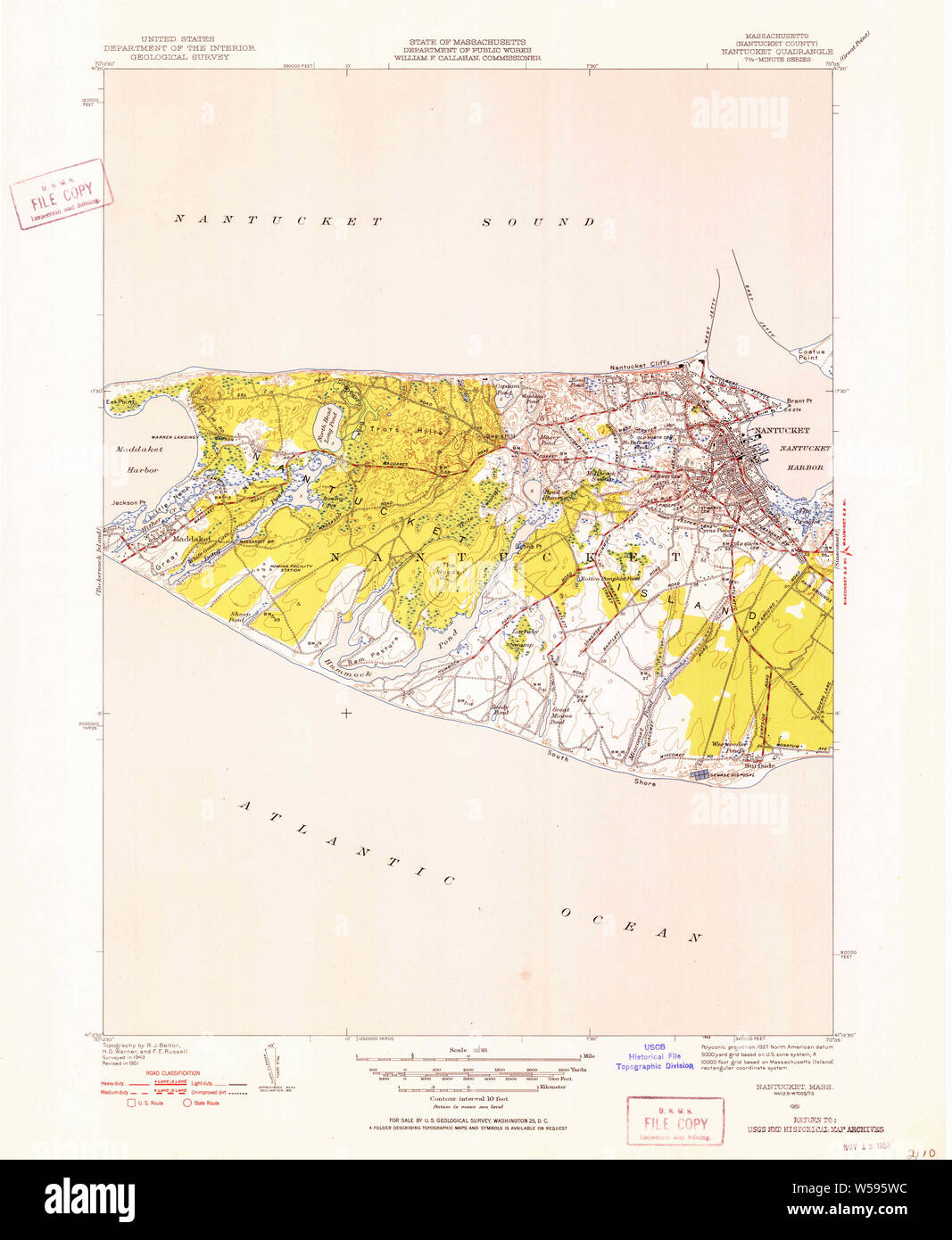 Historical map of nantucket hi-res stock photography and images - Alamy
