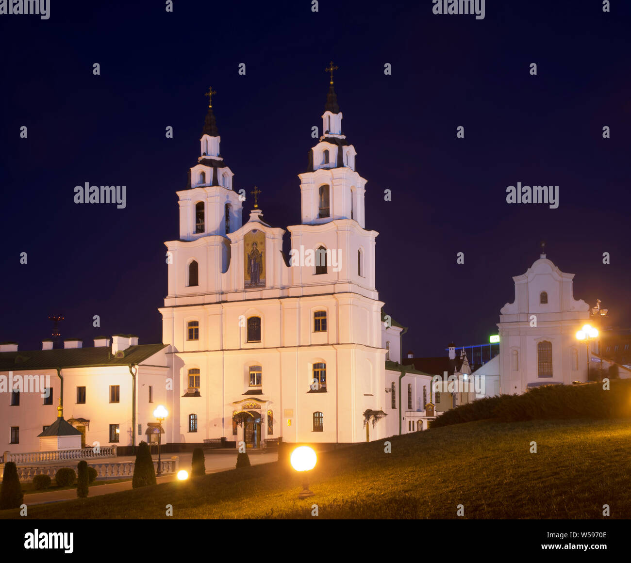 Holy Spirit cathedral in Minsk. Belarus Stock Photo - Alamy