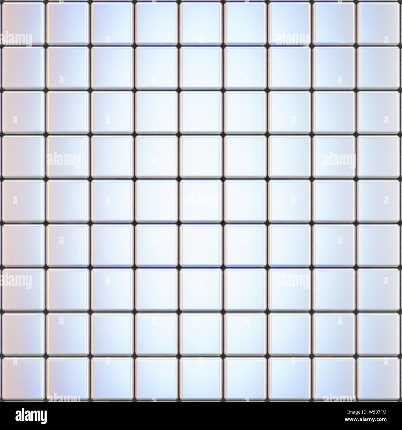 Cube grid blank square 3D render illustration Stock Photo - Alamy