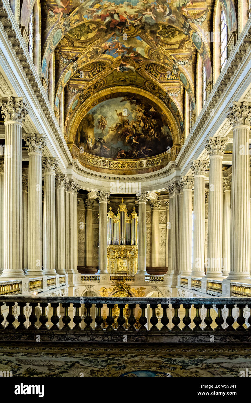 The present chapel of the Palace of Versailles is the fifth in the ...