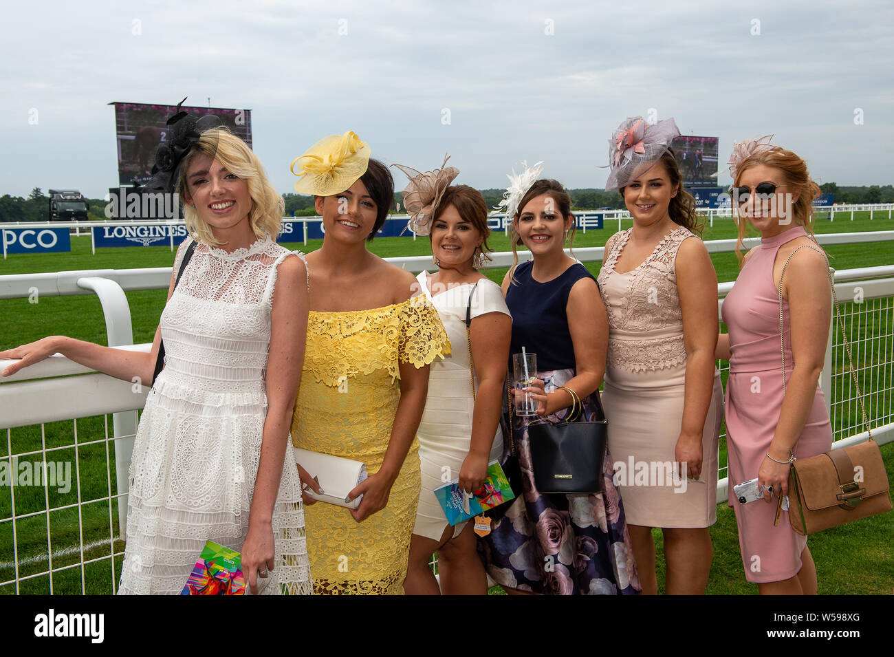Ascot Racecourse, Ascot, UK. 26th July, 2019. Girls just want to have ...