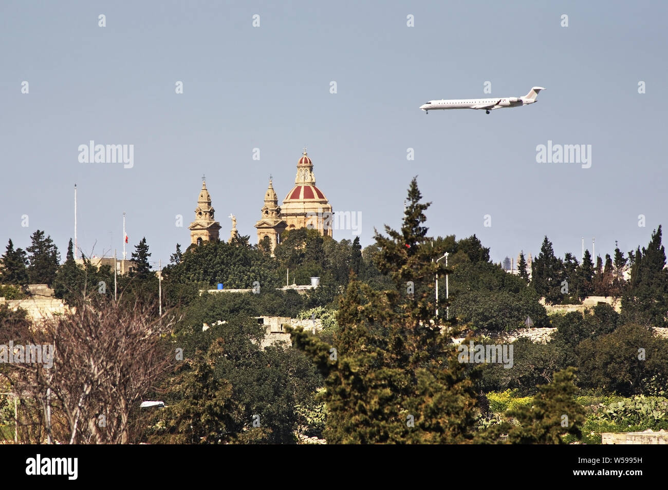 View of Luqa. Malta Stock Photo - Alamy