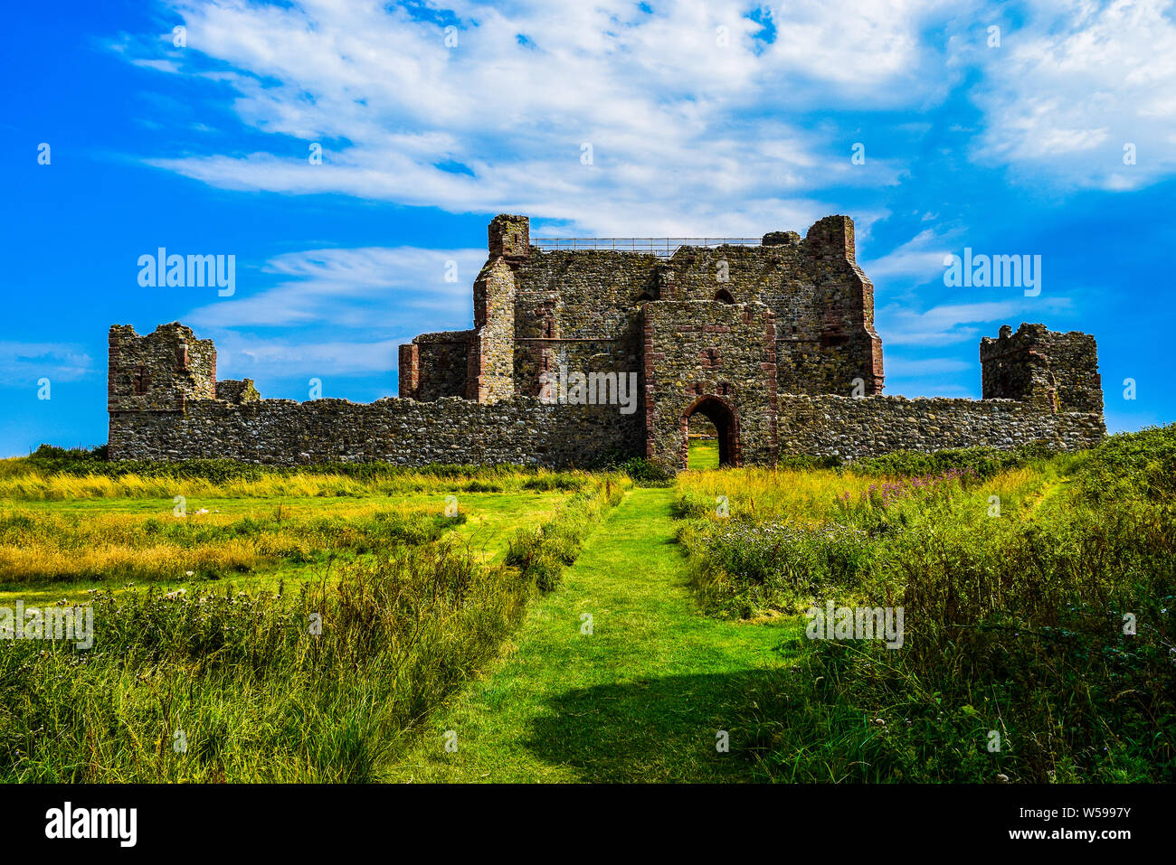 Piel Castle / Fouldry Castle / Pile of Fouldray Stock Photo - Alamy