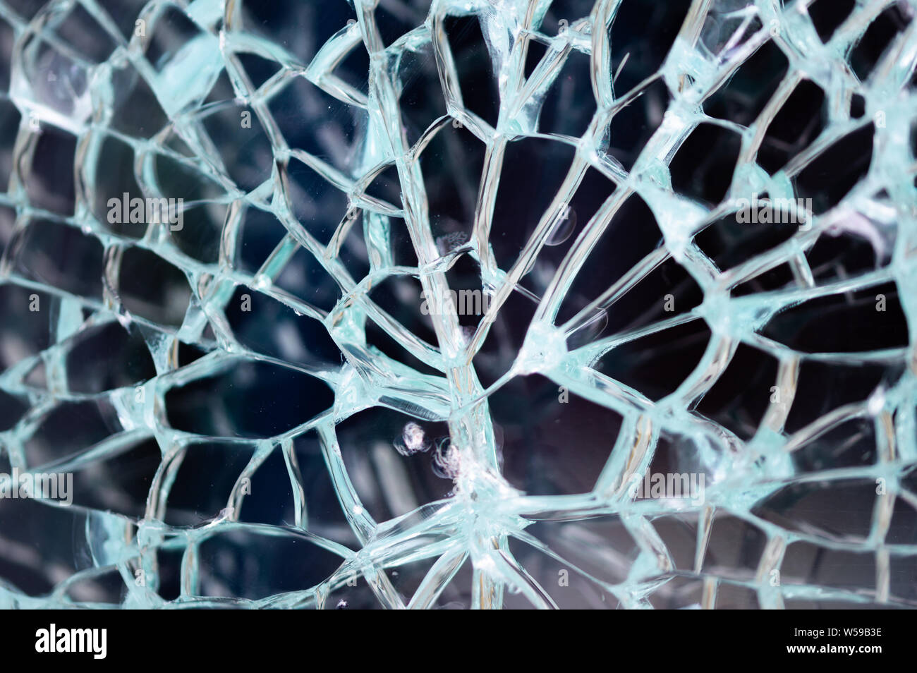Abstract background of cracked and broken glass of window Stock Photo ...