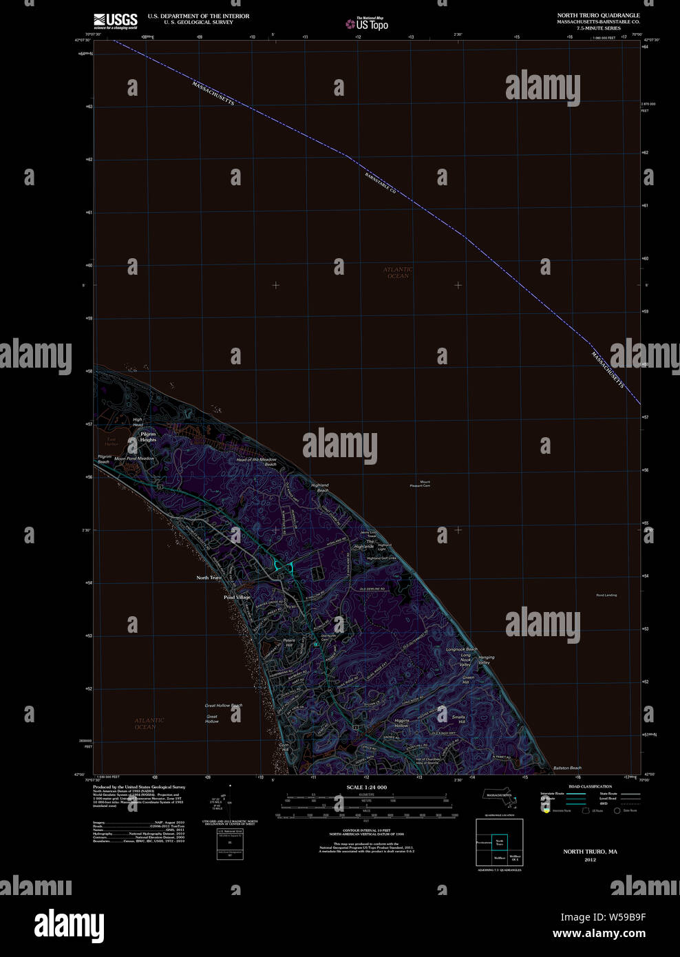 Map of truro hi-res stock photography and images - Alamy