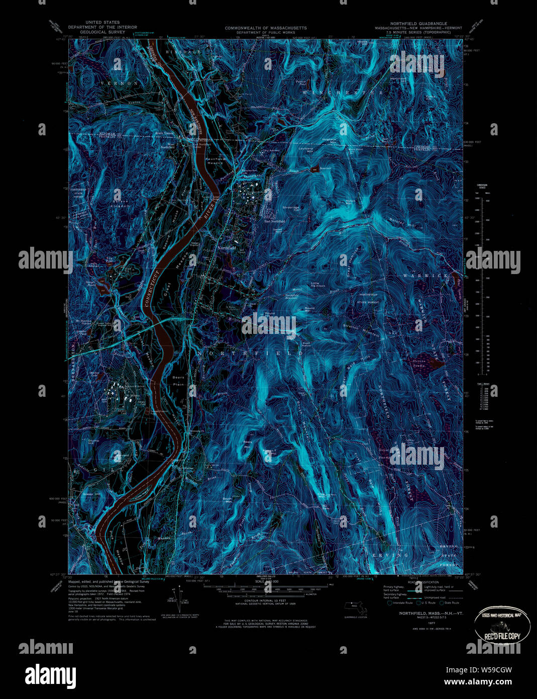 Map of northfield hi-res stock photography and images - Alamy