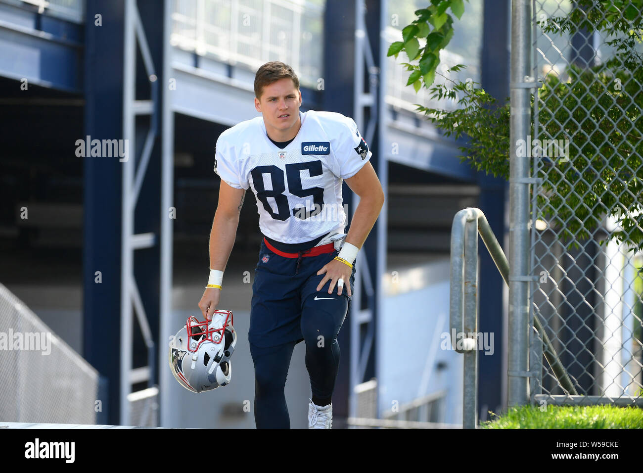 Foxborough, Massachusetts, USA. 26th July, 2019. New England Patriots ...
