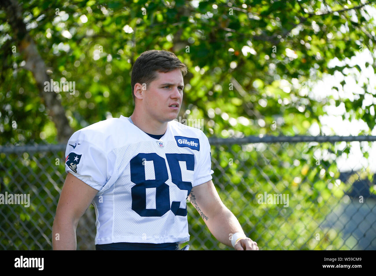 Foxborough, Massachusetts, USA. 26th July, 2019. New England Patriots ...