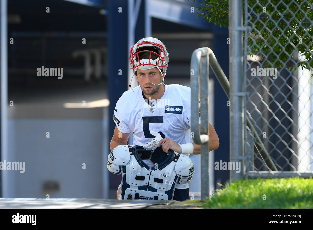 Foxborough, Massachusetts, USA. 26th July, 2019. New England Patriots ...