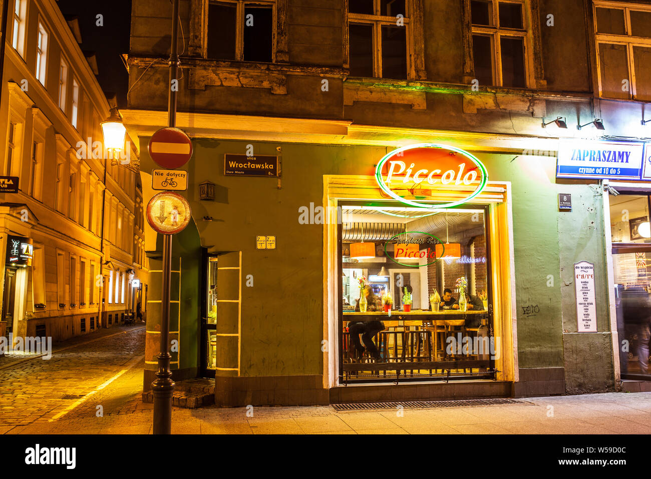 Old polish neon hi-res stock photography and images - Alamy