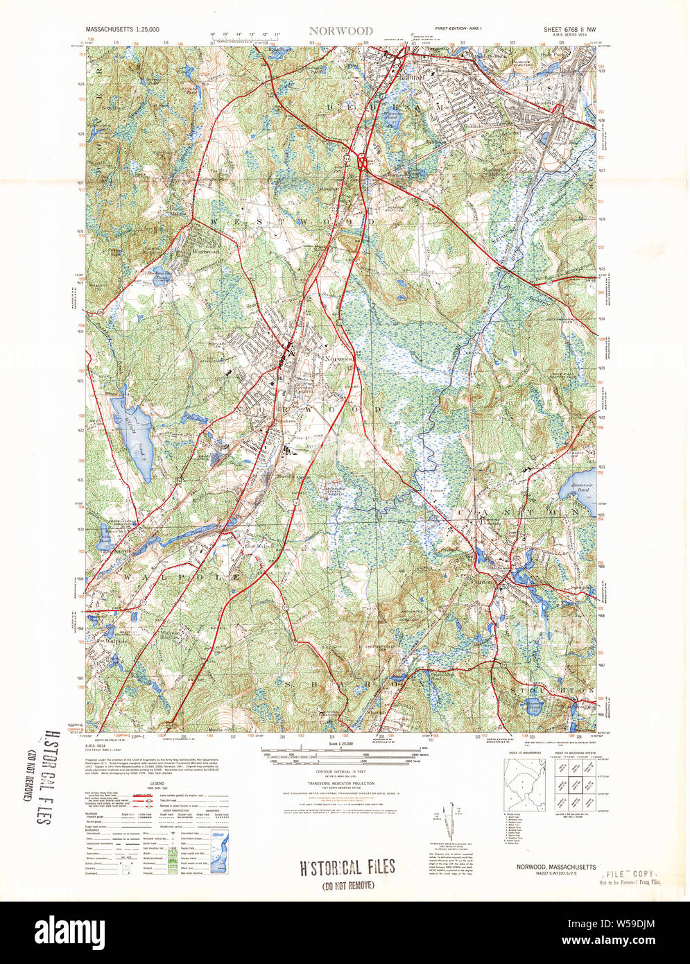 Map of norwood hi-res stock photography and images - Alamy