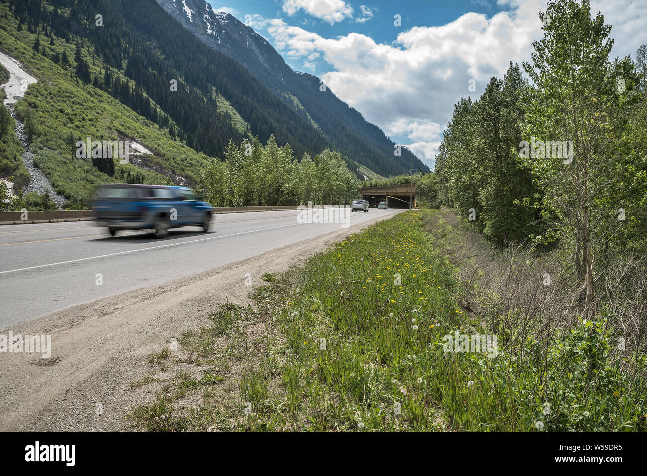 Trans canada highway tunnel hi-res stock photography and images - Alamy