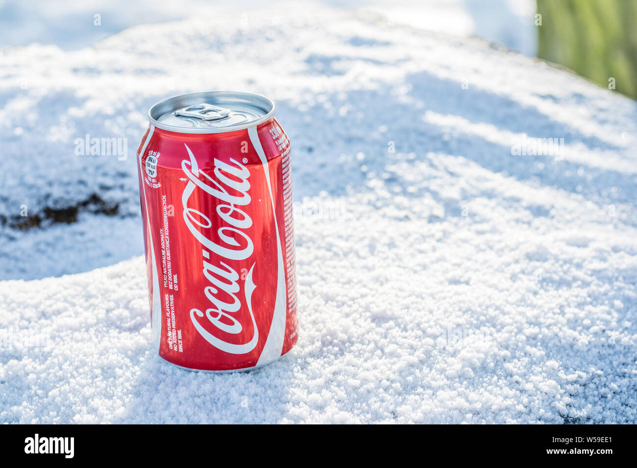 Classic Coca Cola can, Coca-Cola Company is the most popular market ...