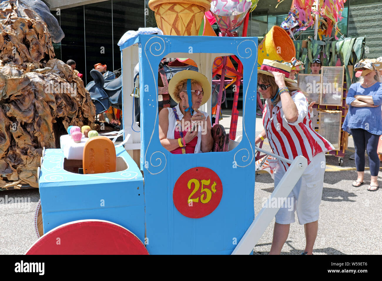 Participants in the 2019 Parade the Circle in Cleveland, Ohio, USA ...