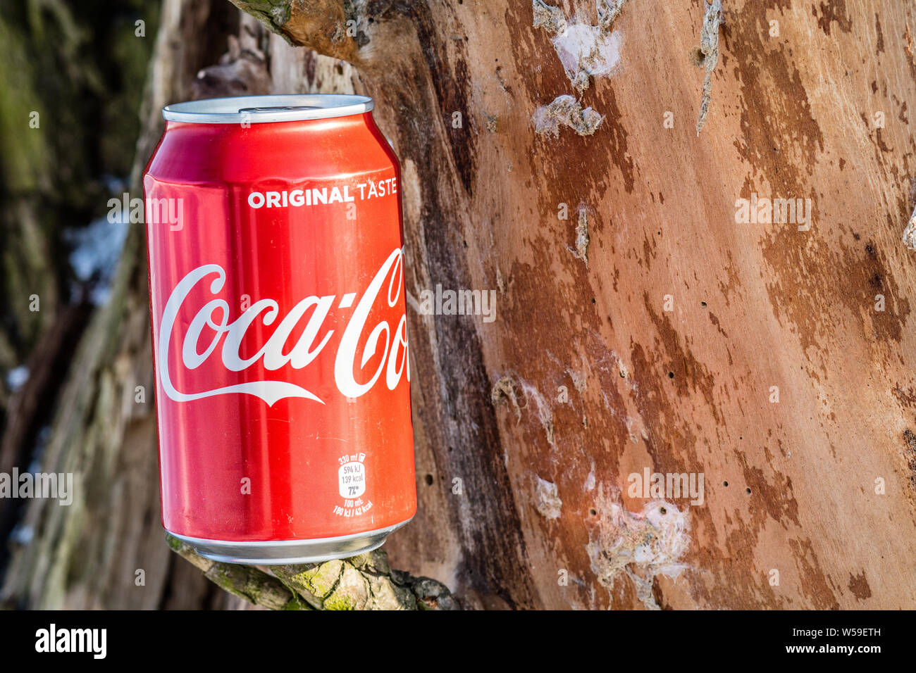 Classic Coca Cola can, Coca-Cola Company is the most popular market ...