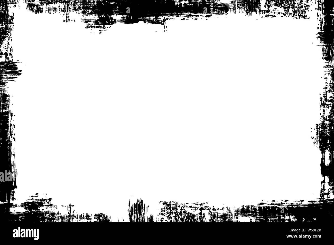 Grunge frame. Torn edges frame. Vintage frame. Old frame. Damaged frame ...