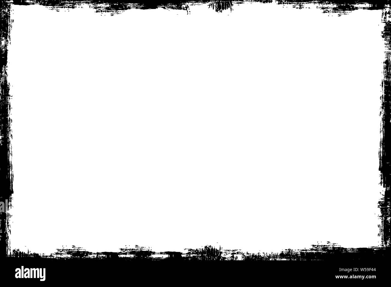 Grunge frame. Torn edges frame. Vintage frame. Old frame. Damaged frame ...