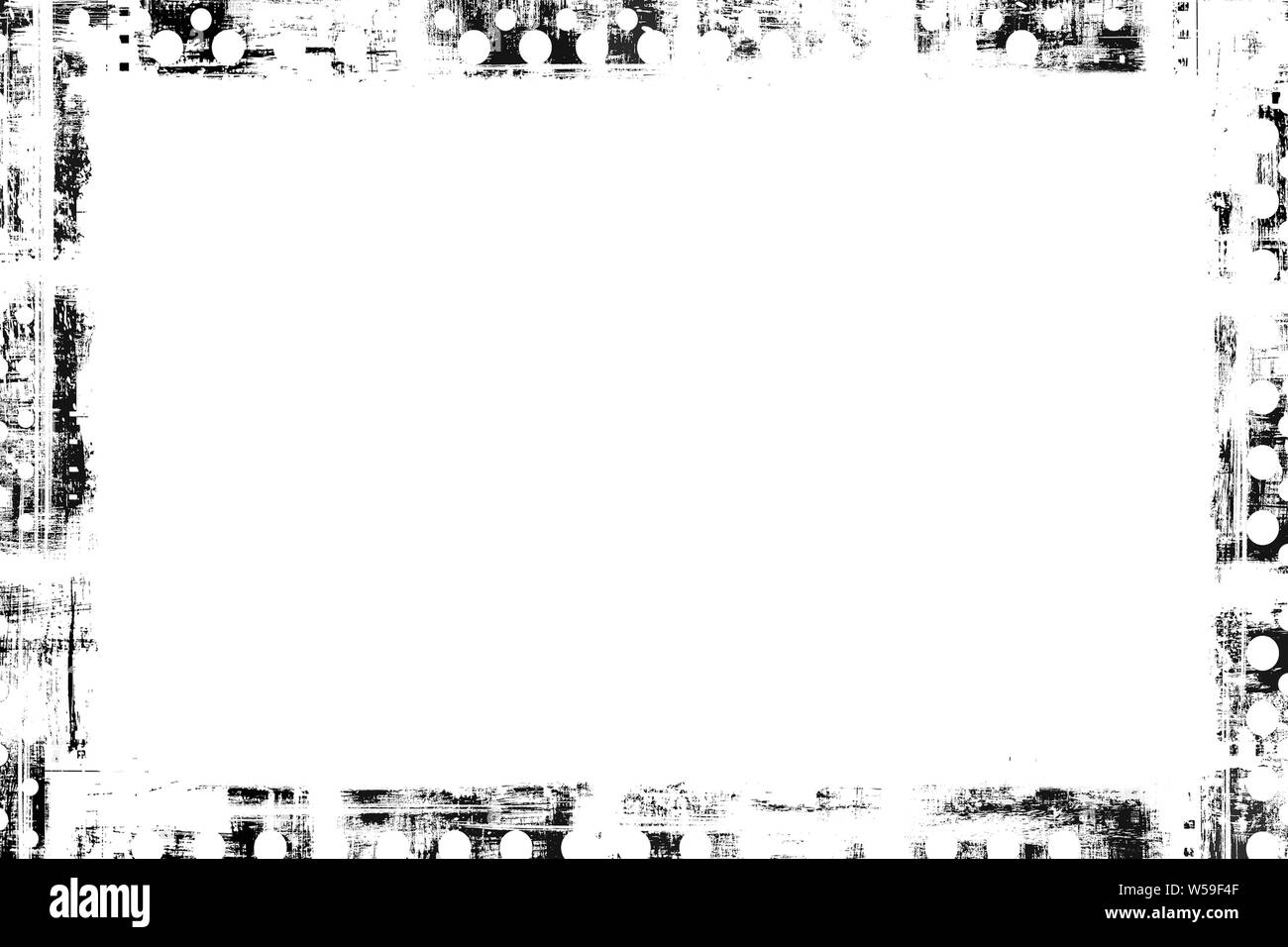 Grunge frame. Torn edges frame. Vintage frame. Old frame. Damaged frame ...