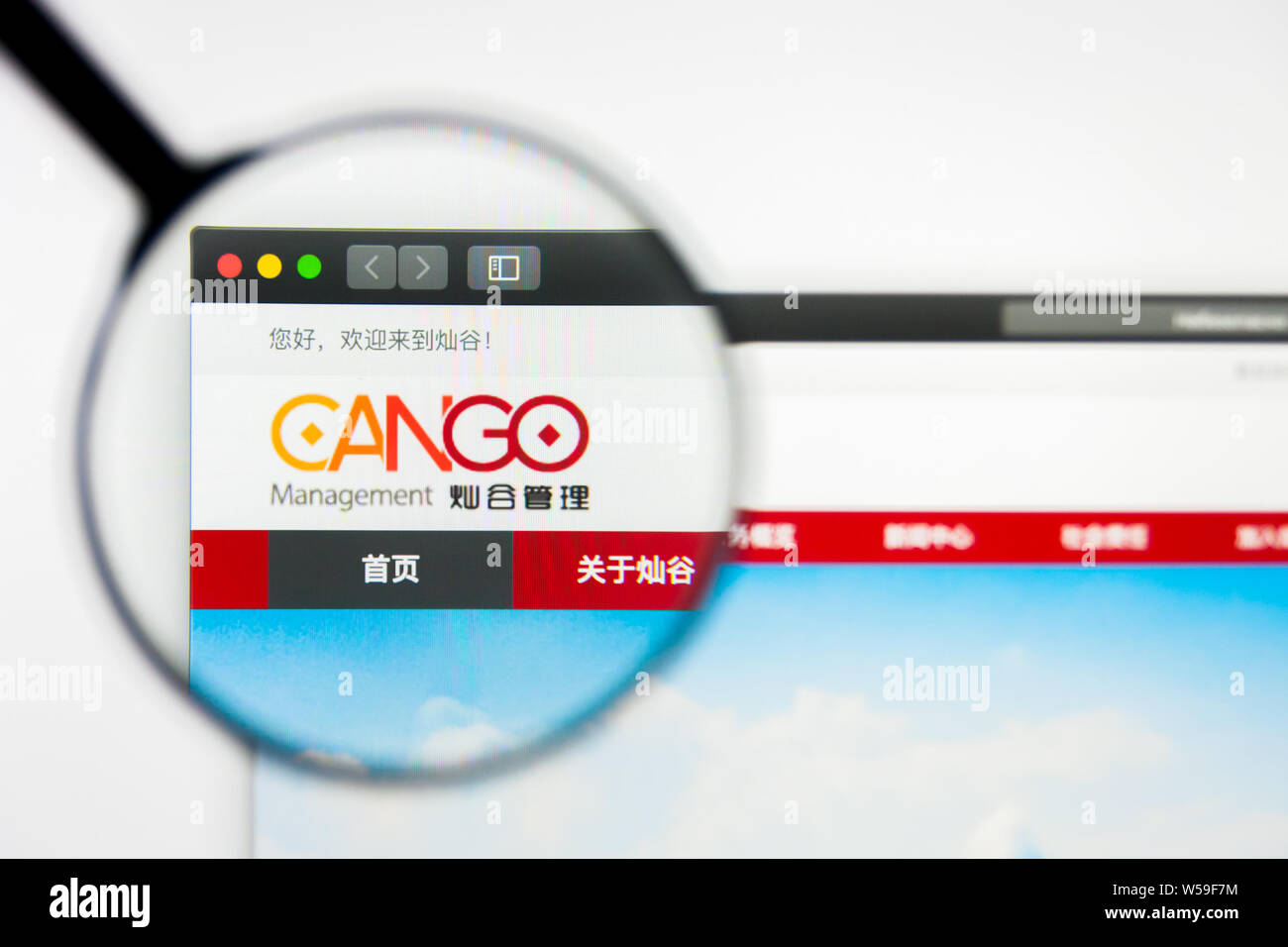 Richmond, Virginia, USA - 26 July 2019: Illustrative Editorial of Cango ...